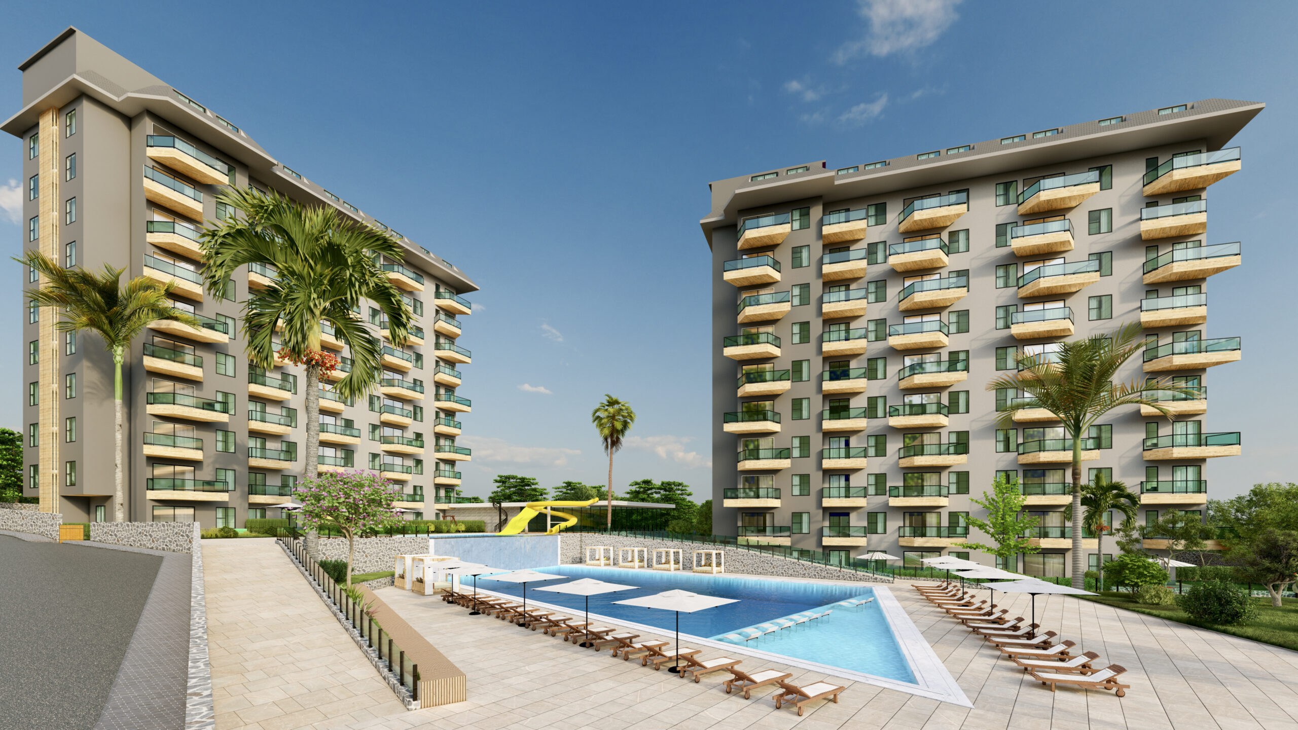 New amazing and cozy complex in Alanya-Avsallar | Properties in Alanya ...