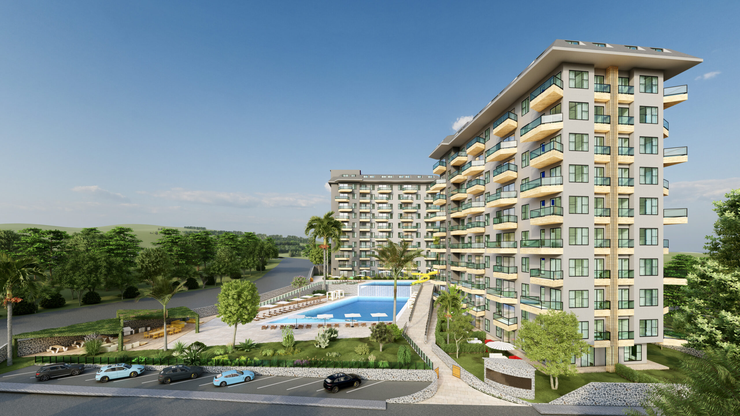 New amazing and cozy complex in Alanya-Avsallar | Properties in Alanya ...
